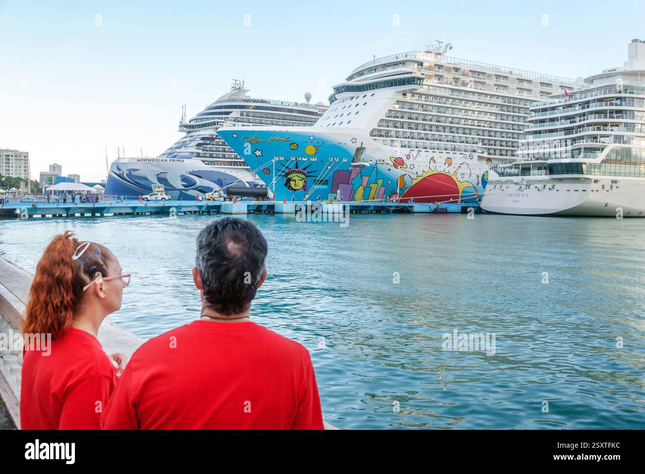 San Juan Puerto Rico,Atlantic Ocean,San Juan Bay,Calle Marina,Cruise Port view,Norwegian Cruise ...