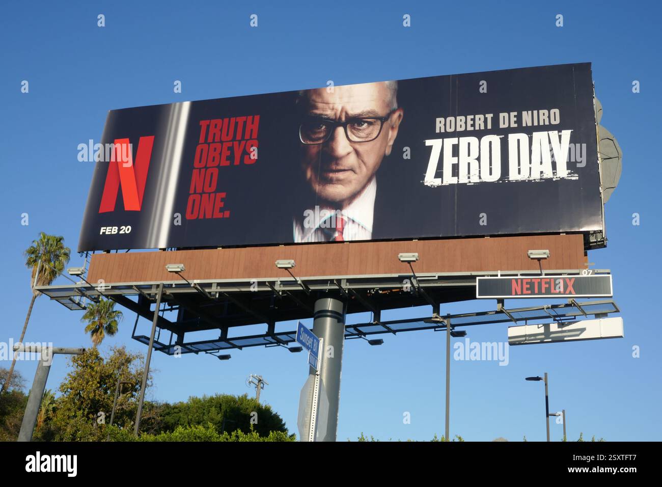 Los Angeles, California, USA 24th February 2025 Zero Day Billboard with ...