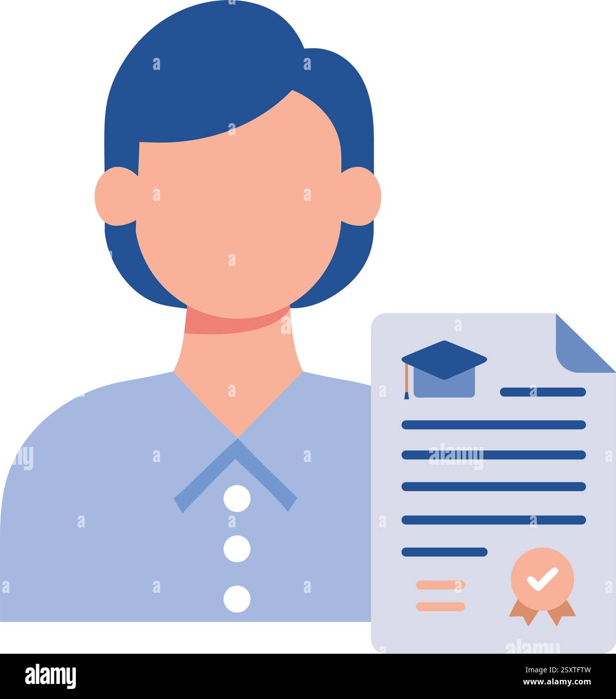 Student Visa Application Document Approval Stock Vector Image & Art - Alamy