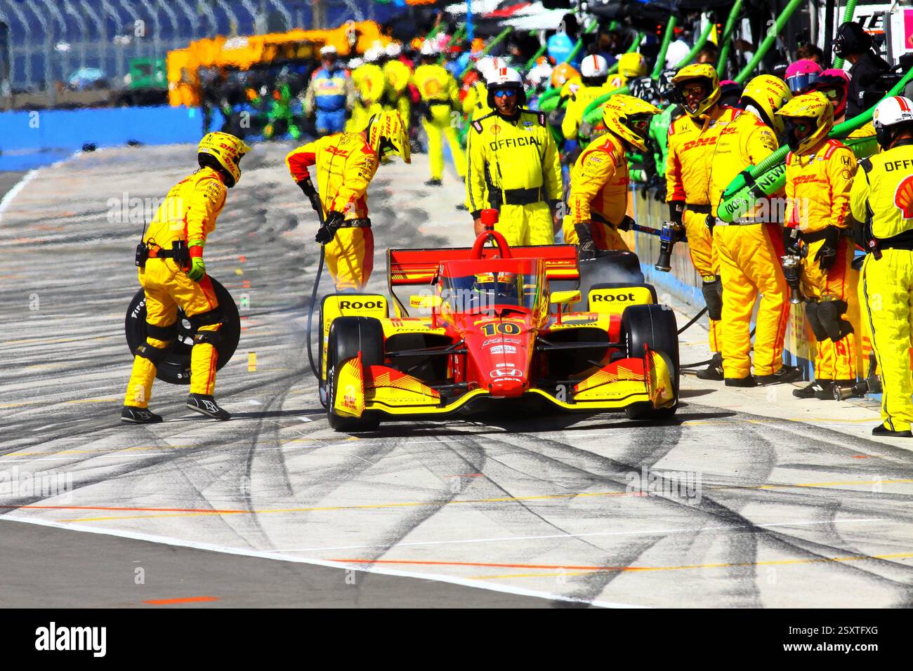 Milwaukee Wisconsin - September 1, 2024: Alex Palou INDYCAR Hy-Vee ...