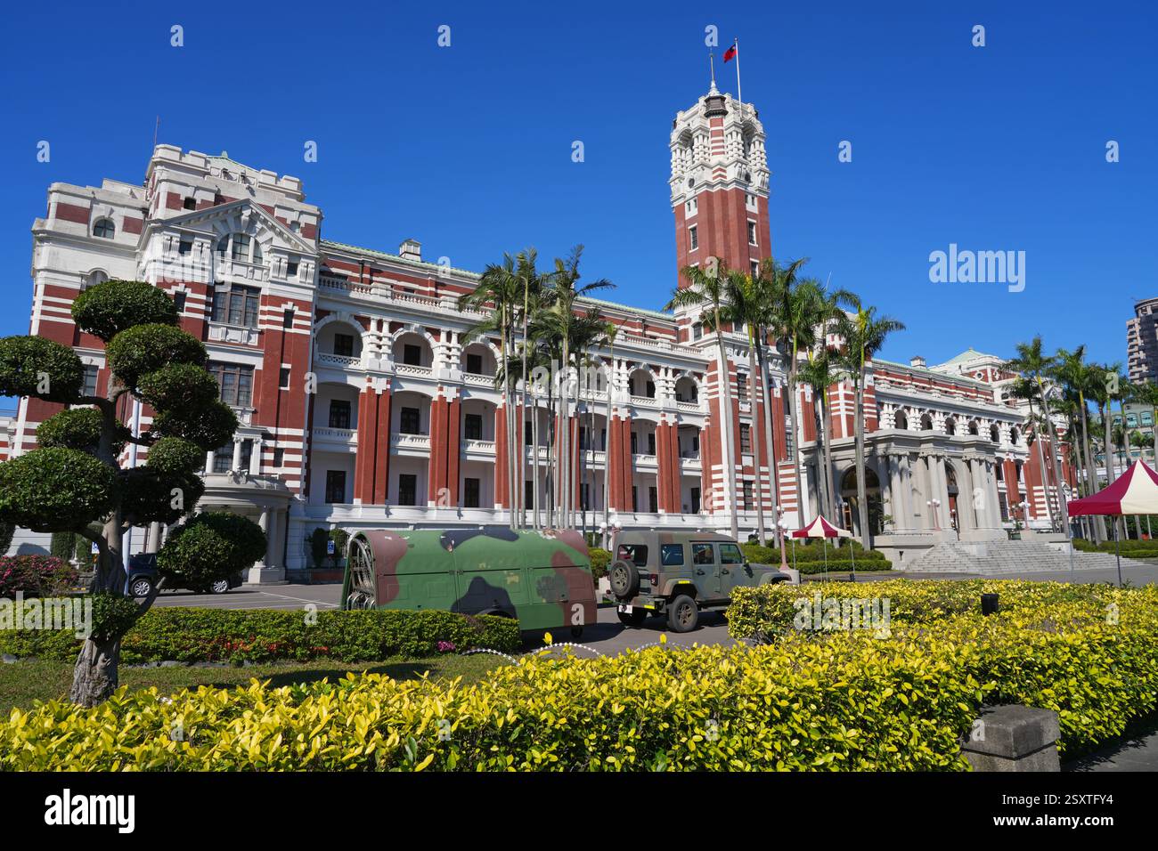 TAIPEI, TAIWAN -14 JAN 2025- View of the Presidential Office Building ...