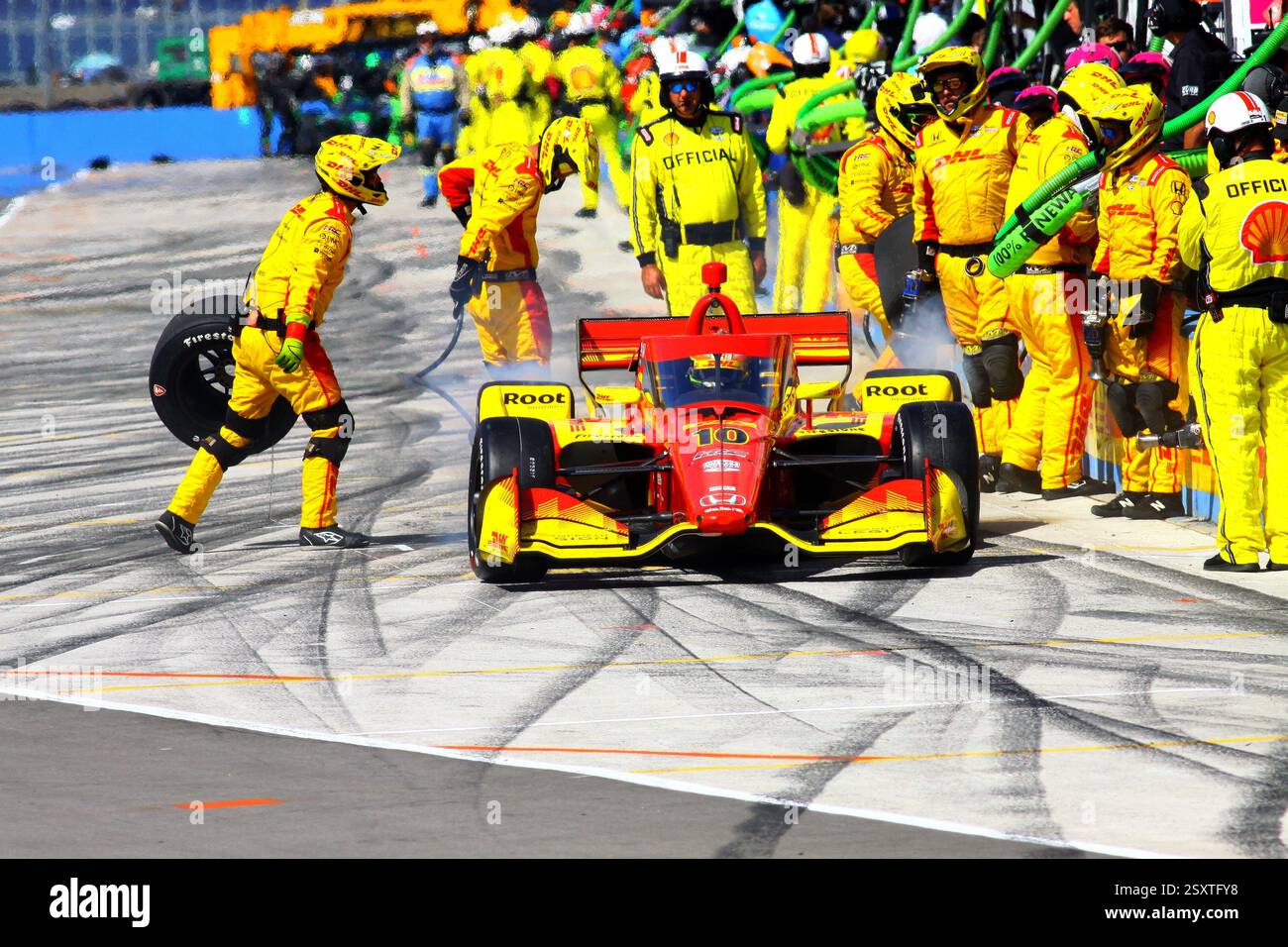 Milwaukee Wisconsin - September 1, 2024: Alex Palou INDYCAR Hy-Vee ...