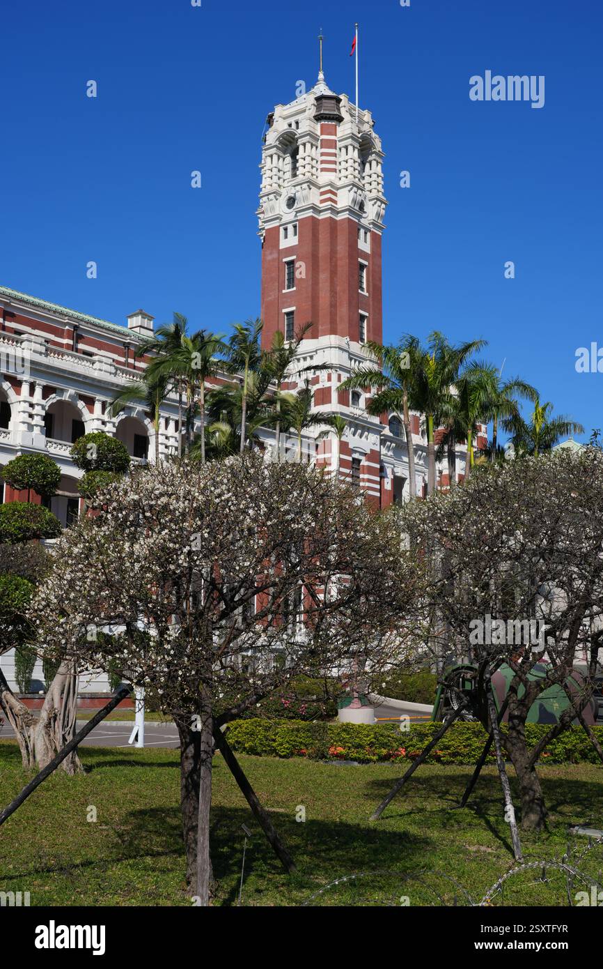 TAIPEI, TAIWAN -14 JAN 2025- View of the Presidential Office Building ...