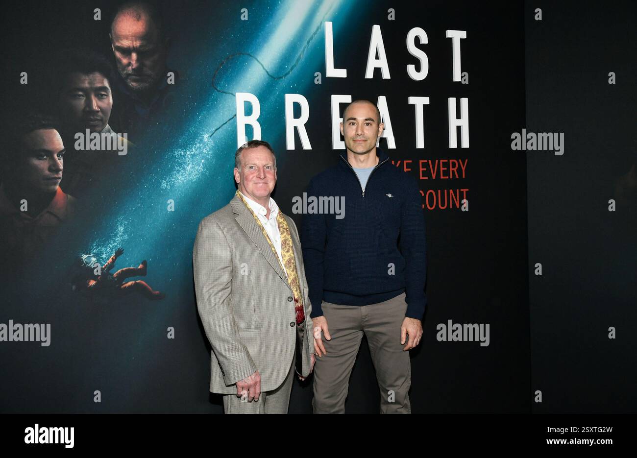 Duncan Allcock, left, and David Yuasa attend the premiere of Focus ...