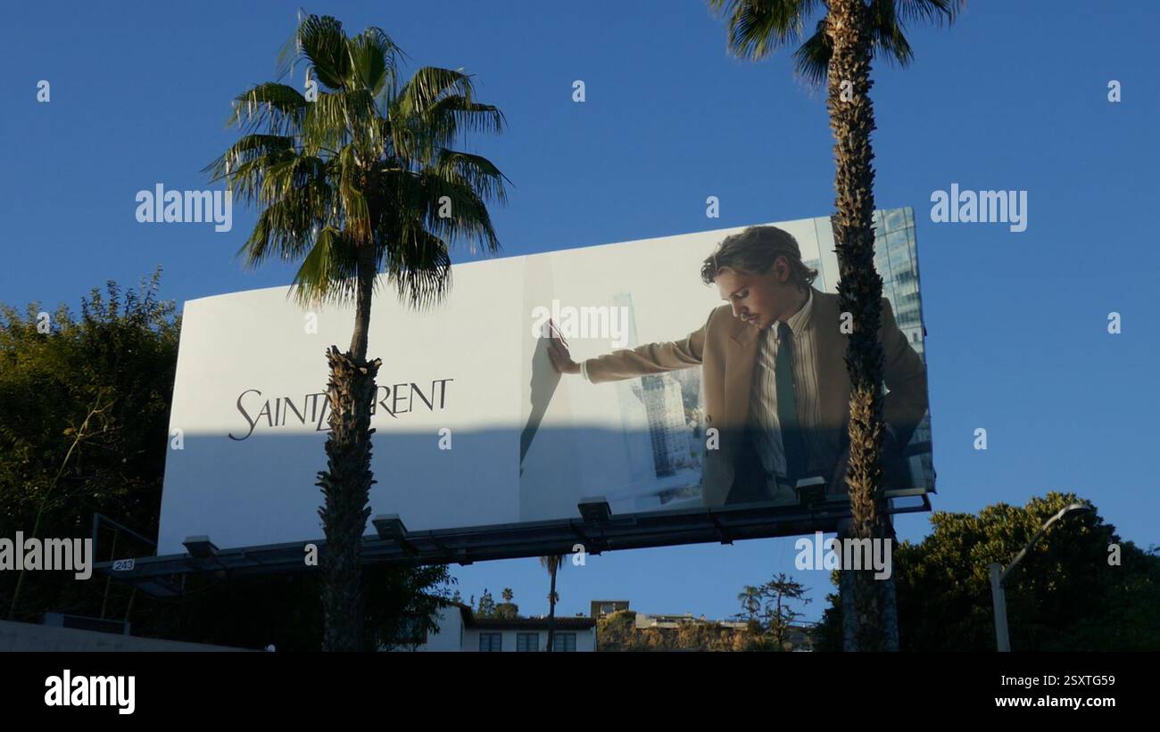 Los Angeles, California, USA 24th February 2025 Austin Butler YSL Yves ...