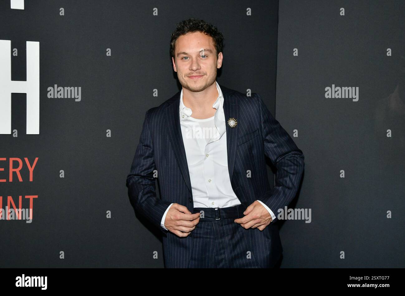 Finn Cole attends the premiere of Focus Features' "Last Breath" at AMC ...