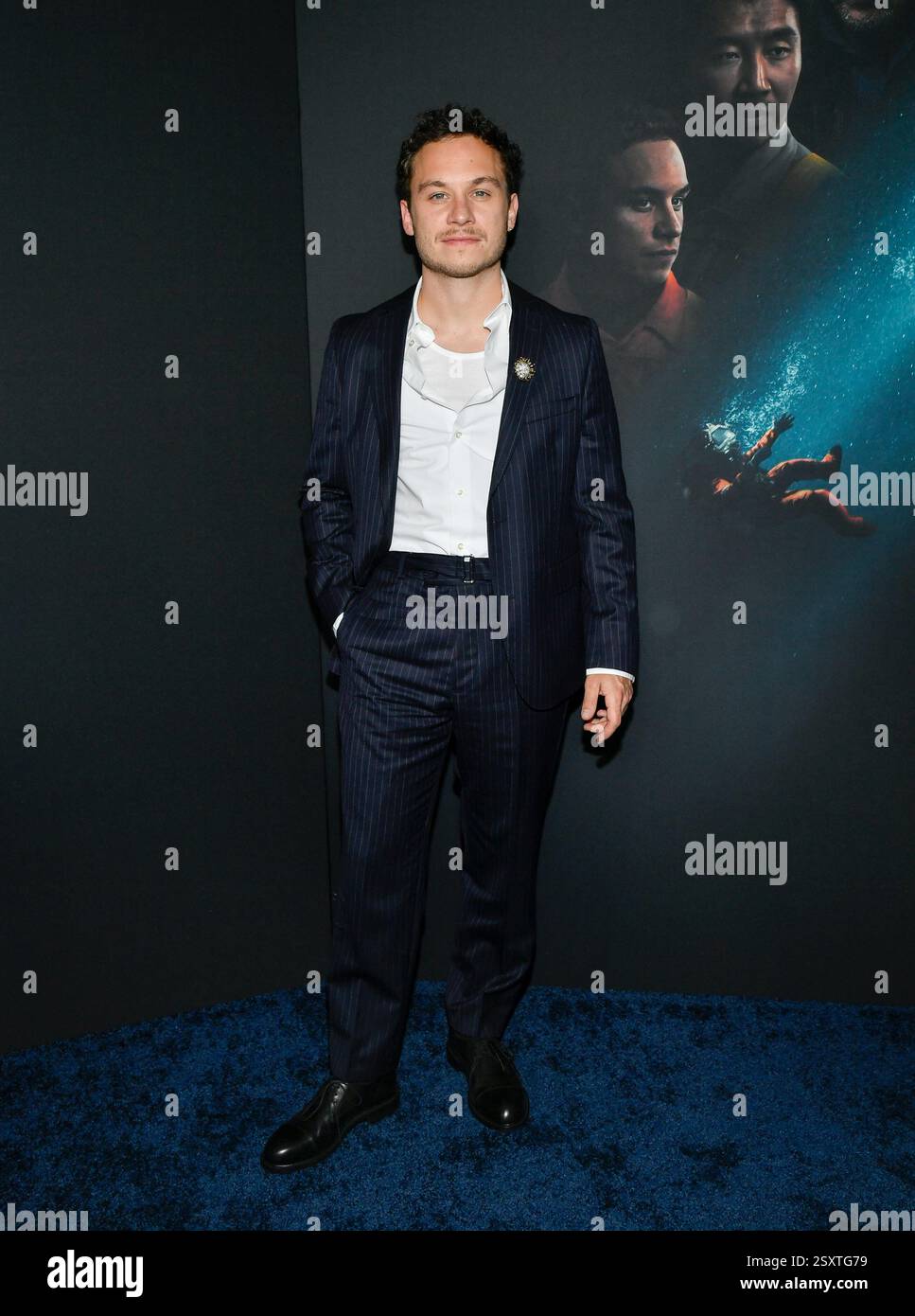 Finn Cole attends the premiere of Focus Features' "Last Breath" at AMC ...