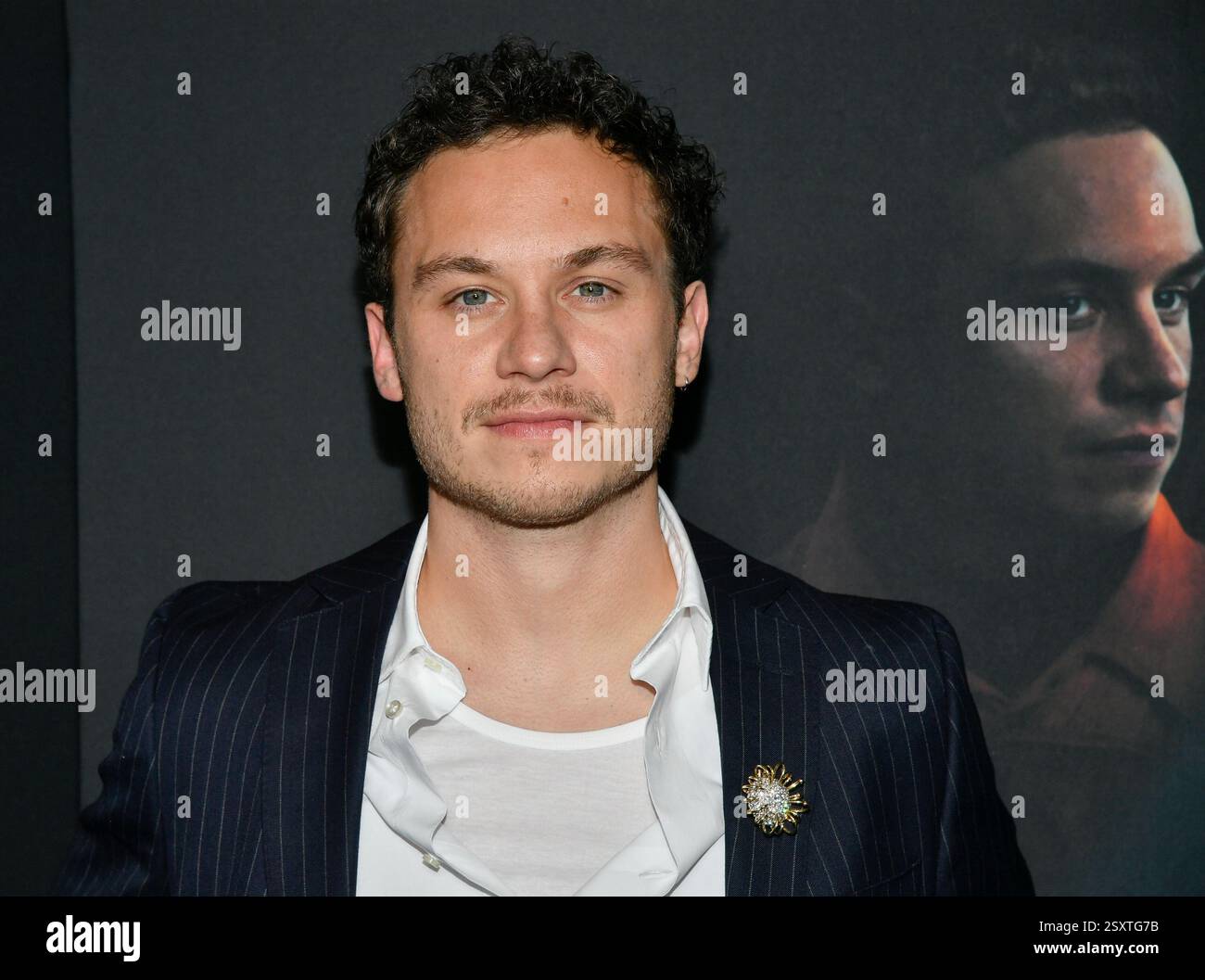 Finn Cole attends the premiere of Focus Features' "Last Breath" at AMC ...