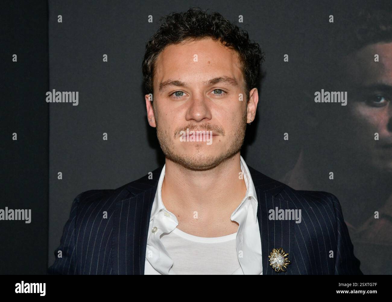 Finn Cole attends the premiere of Focus Features' "Last Breath" at AMC ...