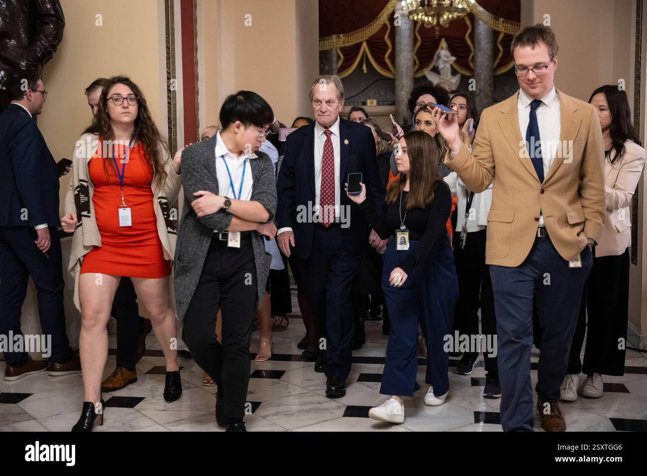 Rep. Mike Simpson (R-Idaho) speaks with reporters at the U.S. Capitol ...