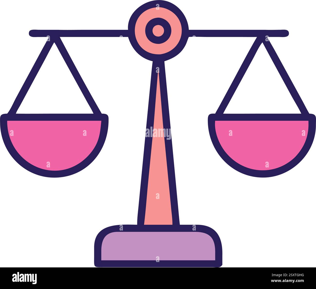 Mental Health Balance Scale Icon Stock Vector Image & Art - Alamy