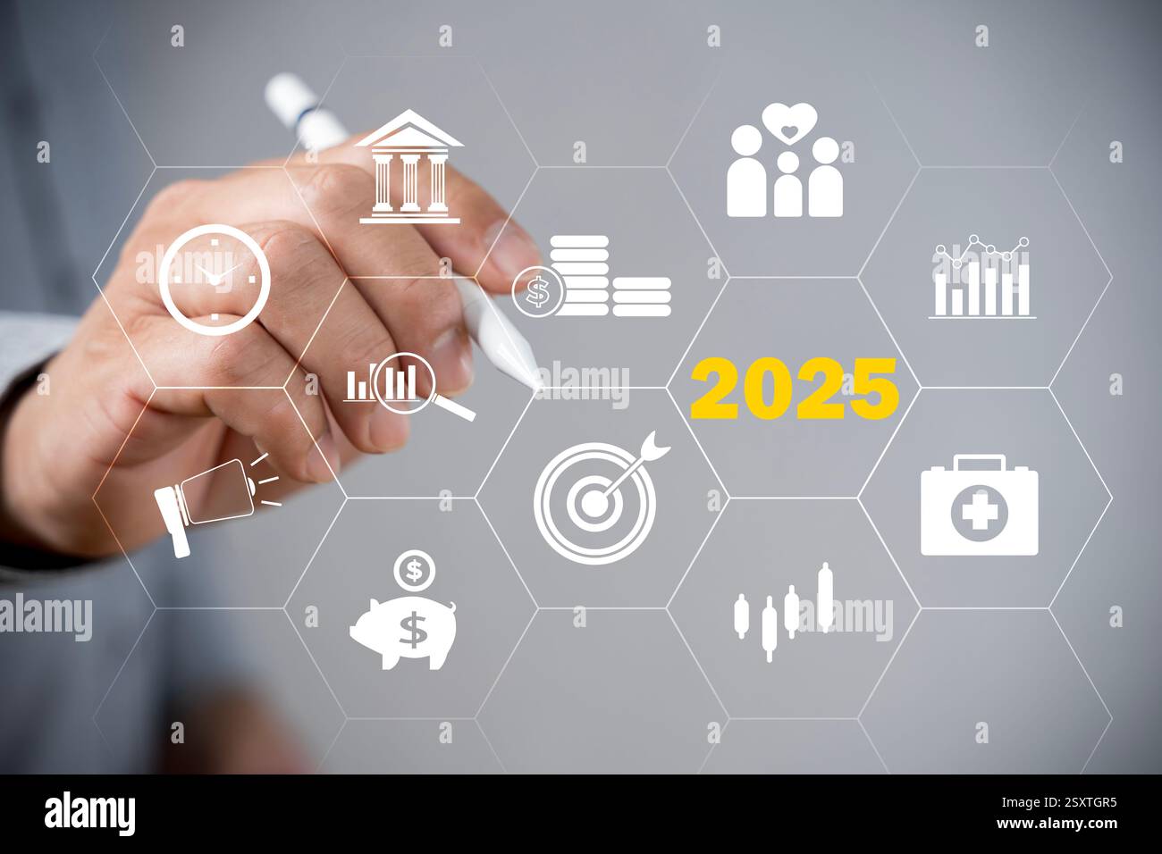 Goals 2025 vision business strategy and development plan for success ...