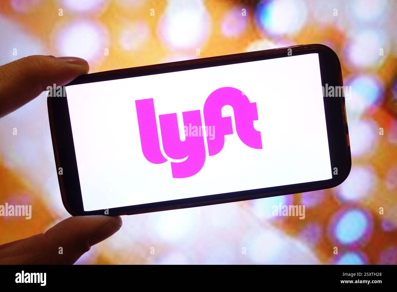 Poland. 25th Feb, 2025. In this photo illustration, the Lyft Inc ...