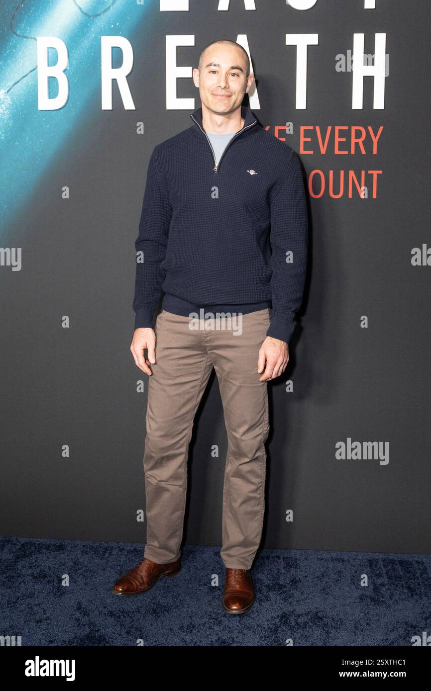David Yuasa attends premiere of 'Last Breath' by Focus Features at AMC ...