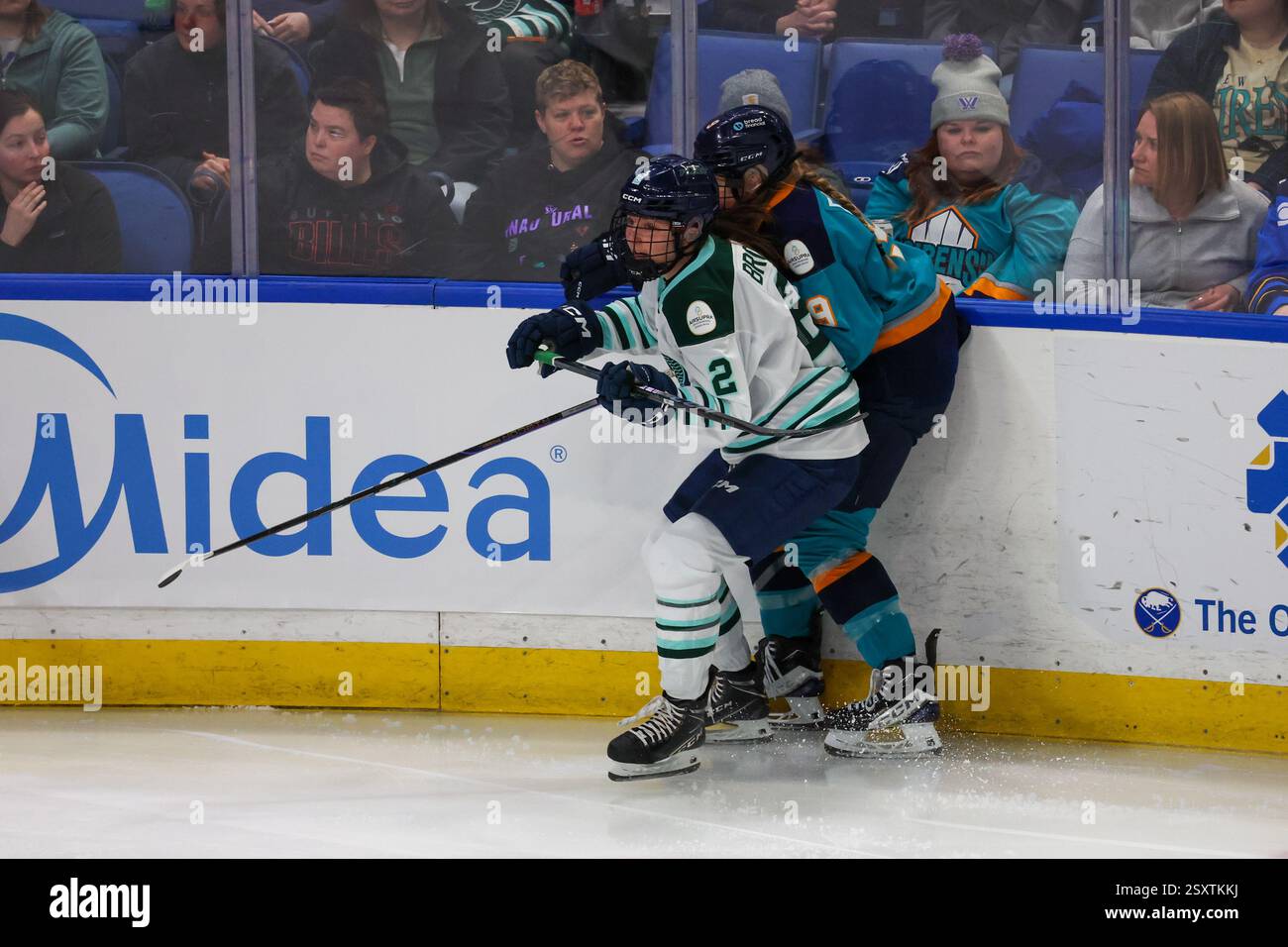February 23rd 2025: Boston Fleet defenseman Emily Brown (2) skates in ...