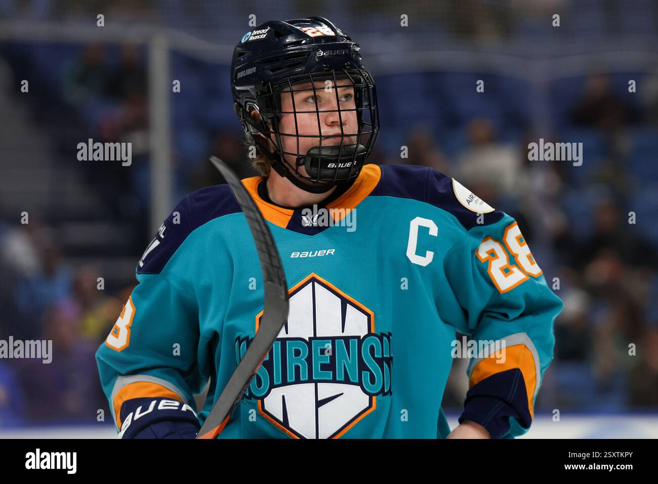 Buffalo, New York, USA. 23rd Feb, 2025. New York Sirens defenseman ...
