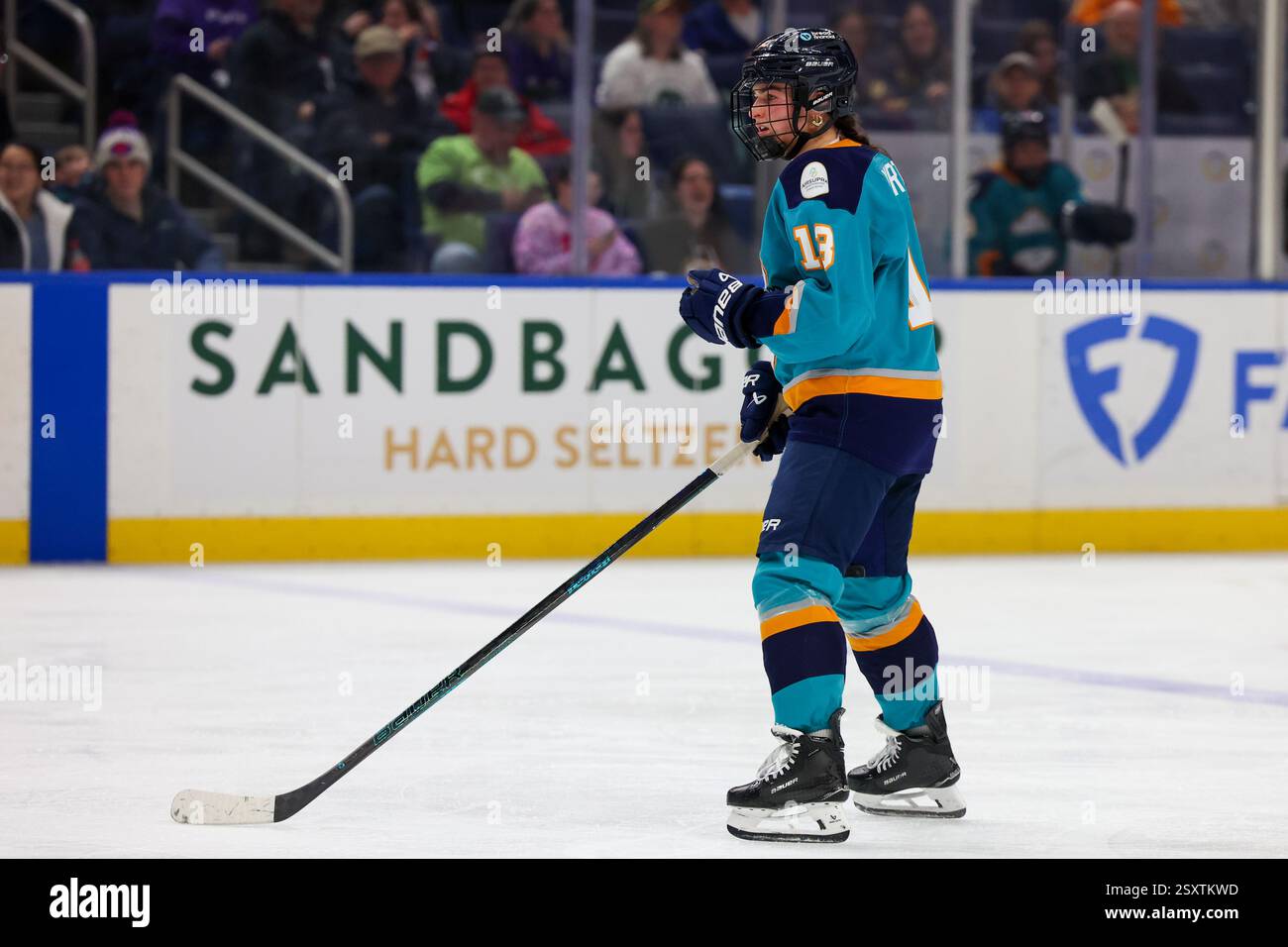 Buffalo, New York, USA. 23rd Feb, 2025. New York Sirens forward Elle ...