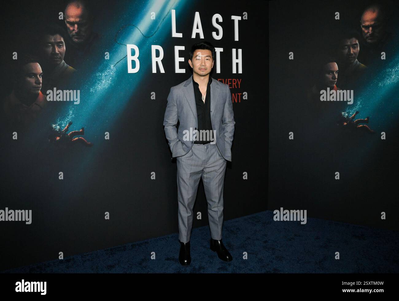 Simu Liu attends the premiere of Focus Features' "Last Breath" at AMC ...
