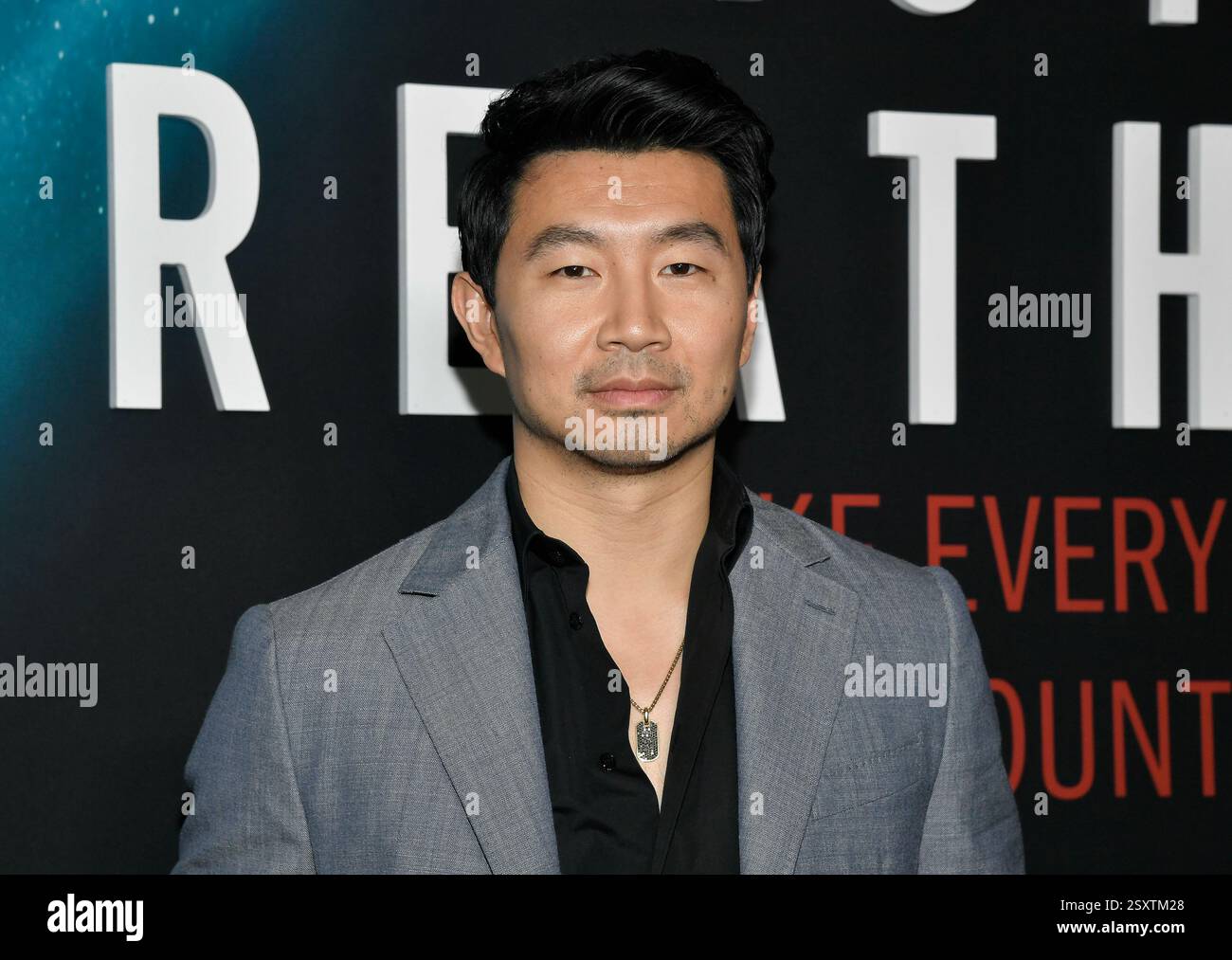 Simu Liu attends the premiere of Focus Features' "Last Breath" at AMC ...