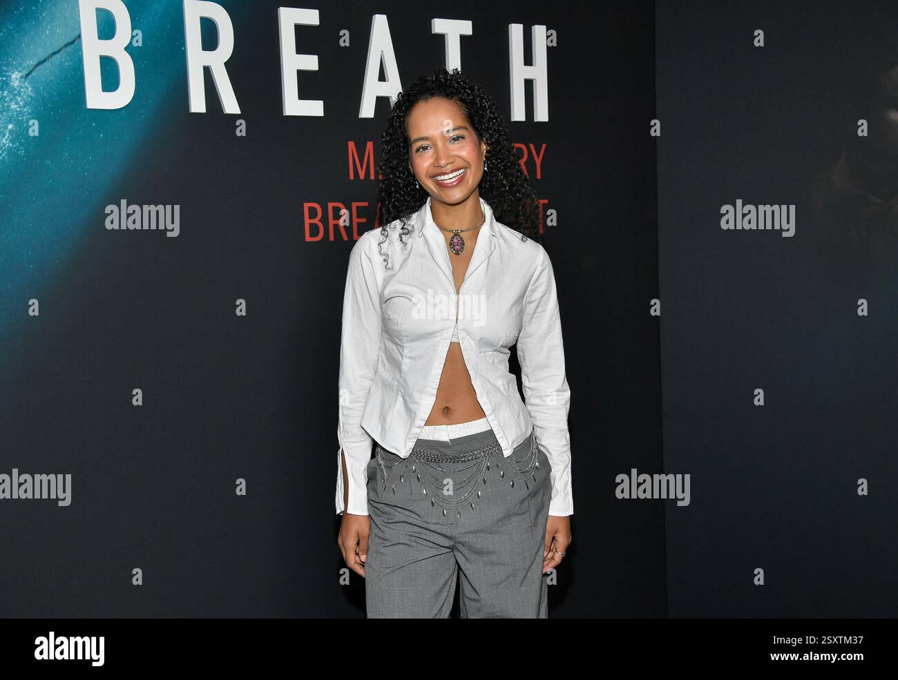 Morgana Van Peebles attends the premiere of Focus Features' "Last ...