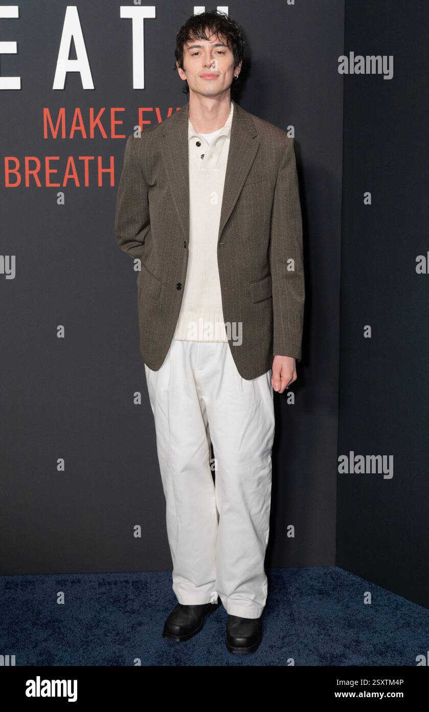 New York, United States. 25th Feb, 2025. Lucas Machado attends premiere ...