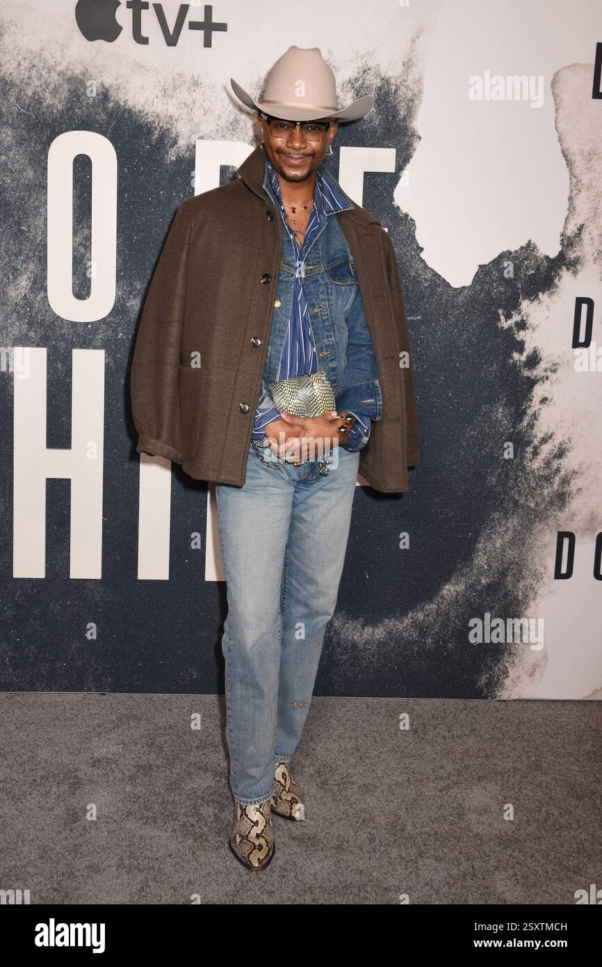 New York, NY, USA. 25th Feb, 2025. Jerome Lamaar at the Apple TV global ...