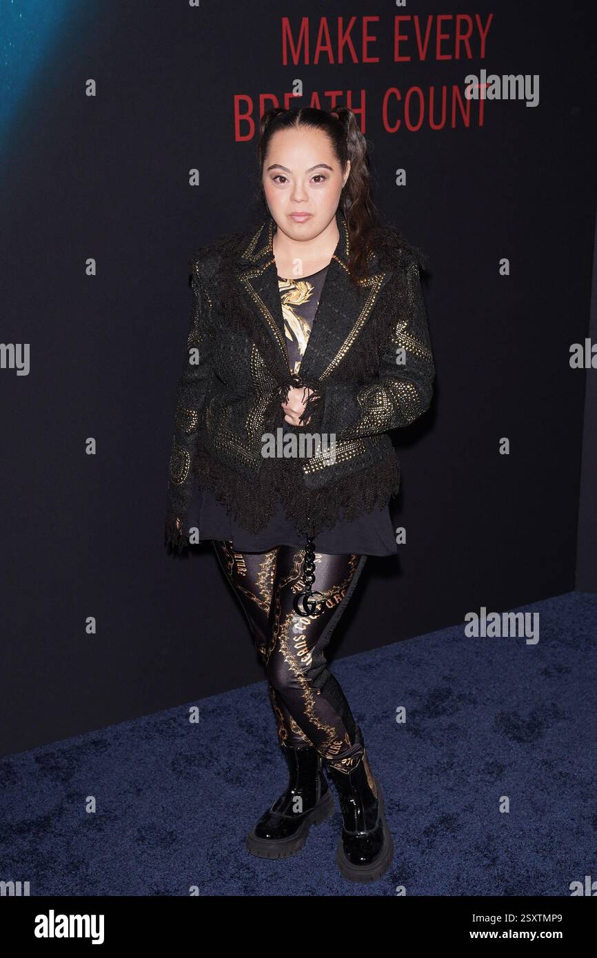 Ny. 25th Feb, 2025. Madison Tevlin at arrivals for LAST BREATH Premiere ...