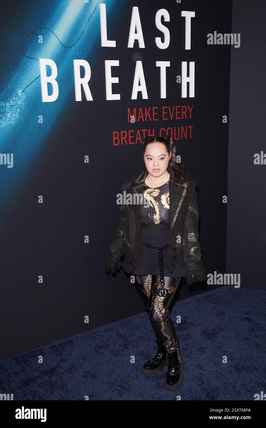 Ny. 25th Feb, 2025. Madison Tevlin at arrivals for LAST BREATH Premiere ...