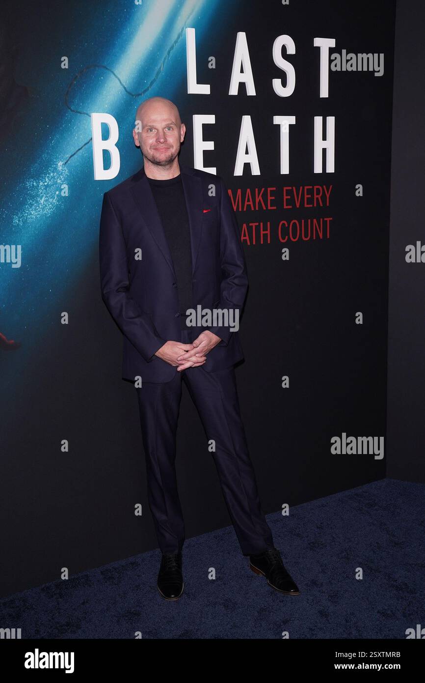 Ny. 25th Feb, 2025. Chris Lemons at arrivals for LAST BREATH Premiere ...
