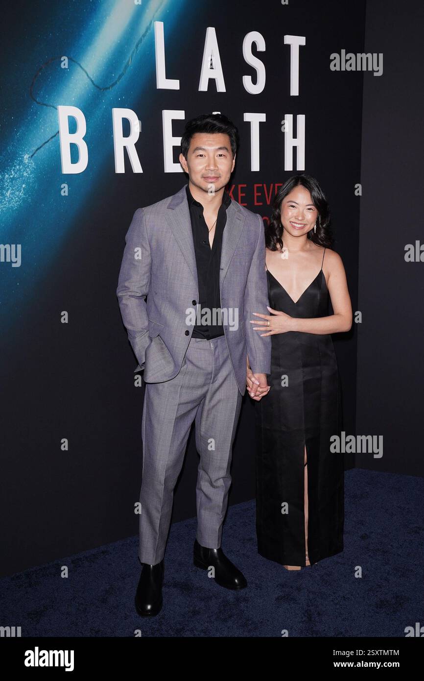 Ny. 25th Feb, 2025. Simu Liu, Allison Hsu at arrivals for LAST BREATH ...