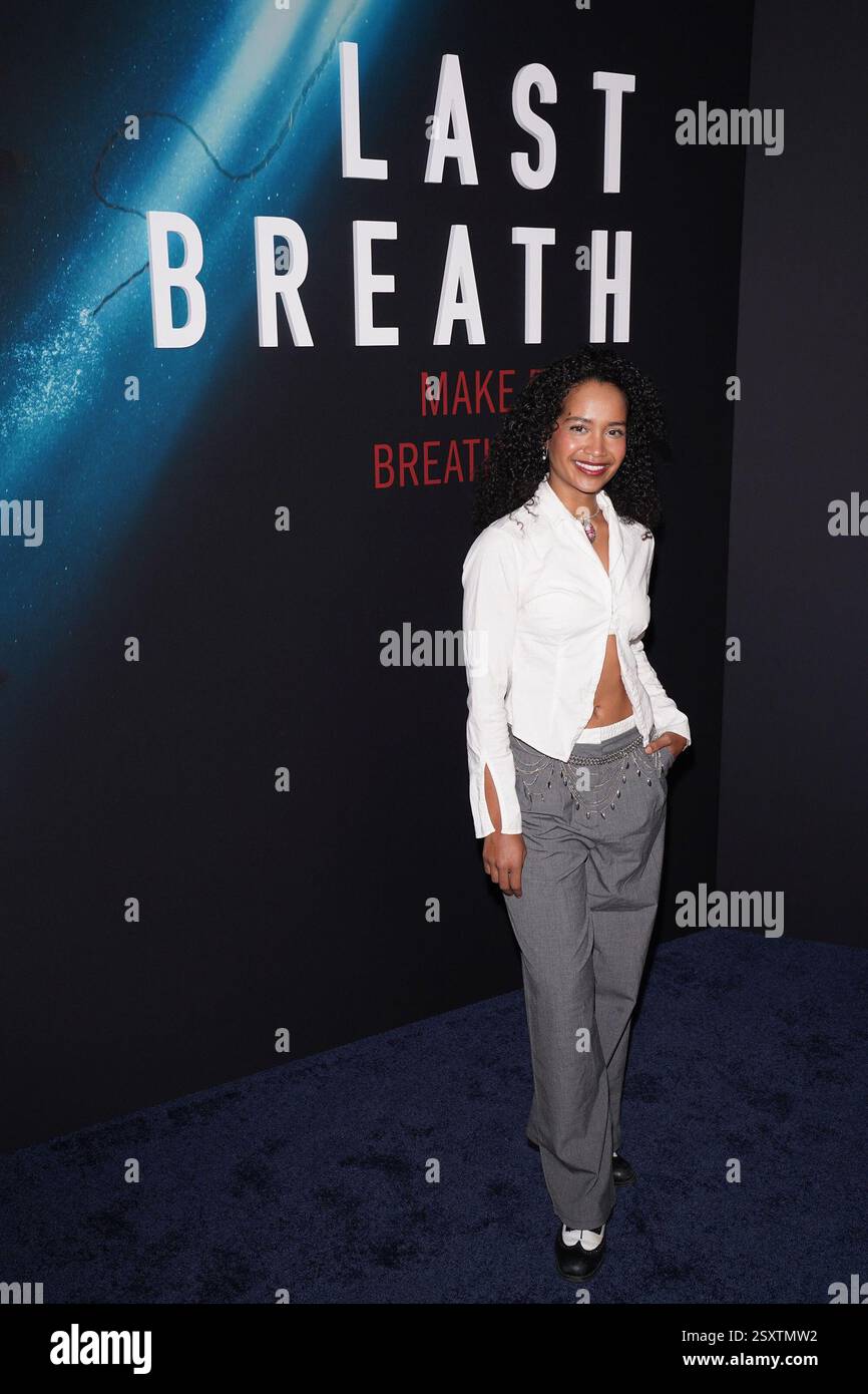 Ny. 25th Feb, 2025. Morgana Van Peebles at arrivals for LAST BREATH ...