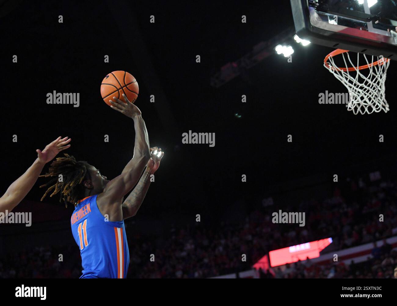 ATHENS, GA - FEBRUARY 25: Florida Gators guard Denzel Aberdeen (11 ...