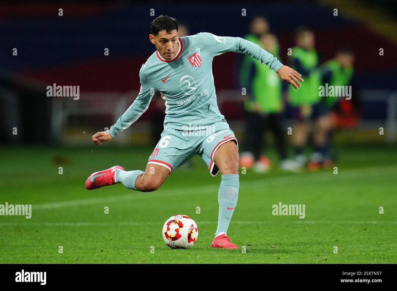 Nahuel Molina of Atletico de Madrid during the Copa del Rey match, Semi-finals, leg 1, between ...