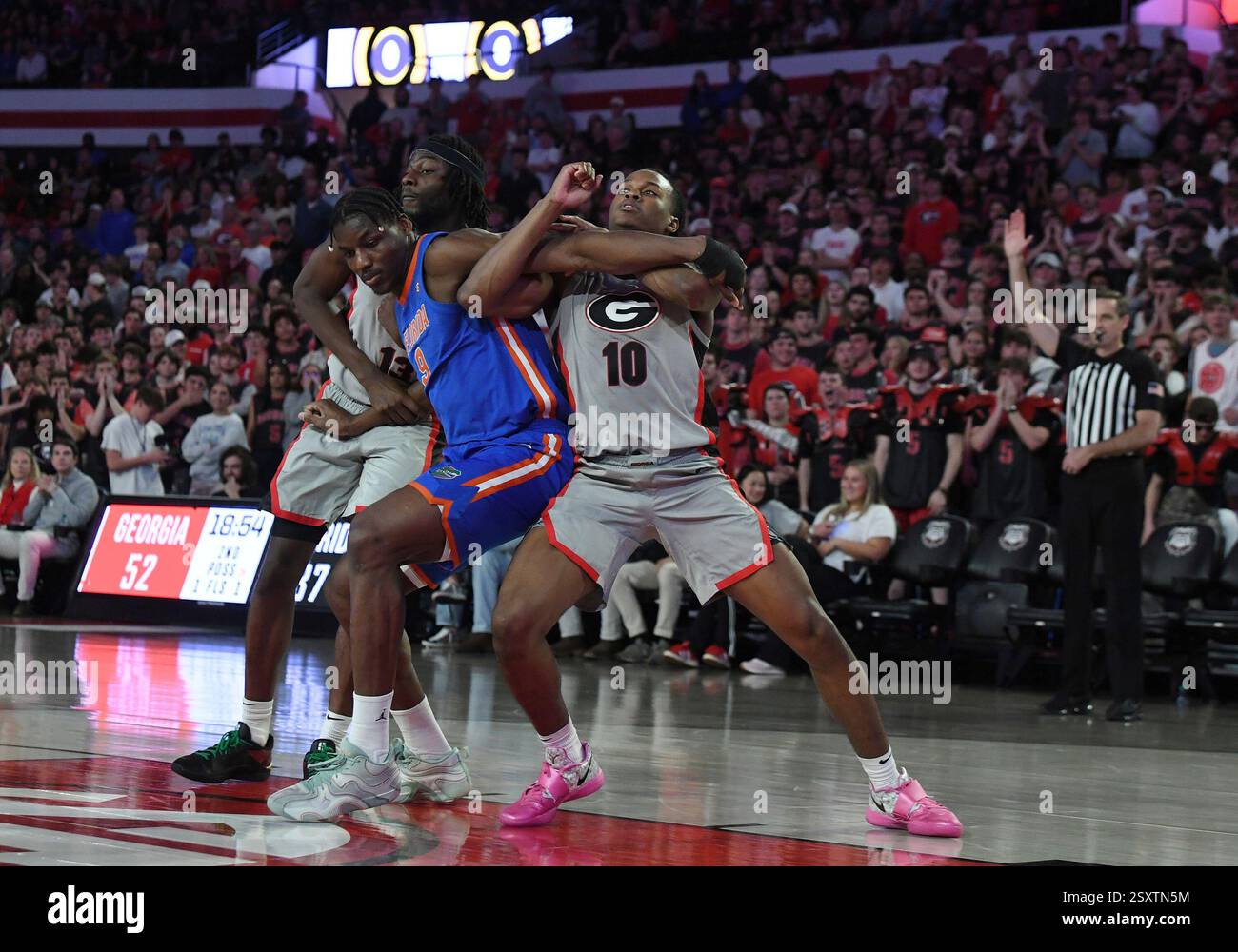 ATHENS, GA - FEBRUARY 25: Florida Gators center Rueben Chinyelu (9) and ...