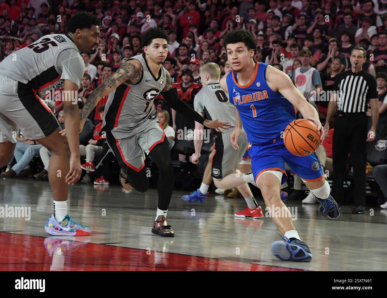 ATHENS, GA - FEBRUARY 25: Florida Gators guard Walter Clayton Jr. (1 ...