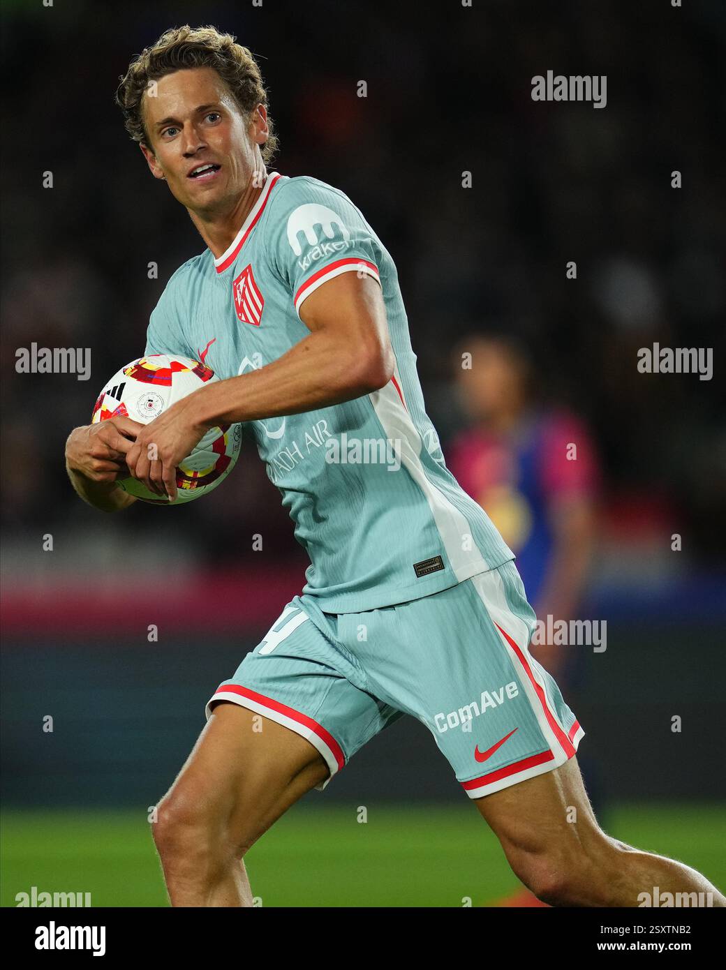 Barcelona, Spain. 26th Feb, 2025. Marcos Llorente of Atletico de Madrid ...