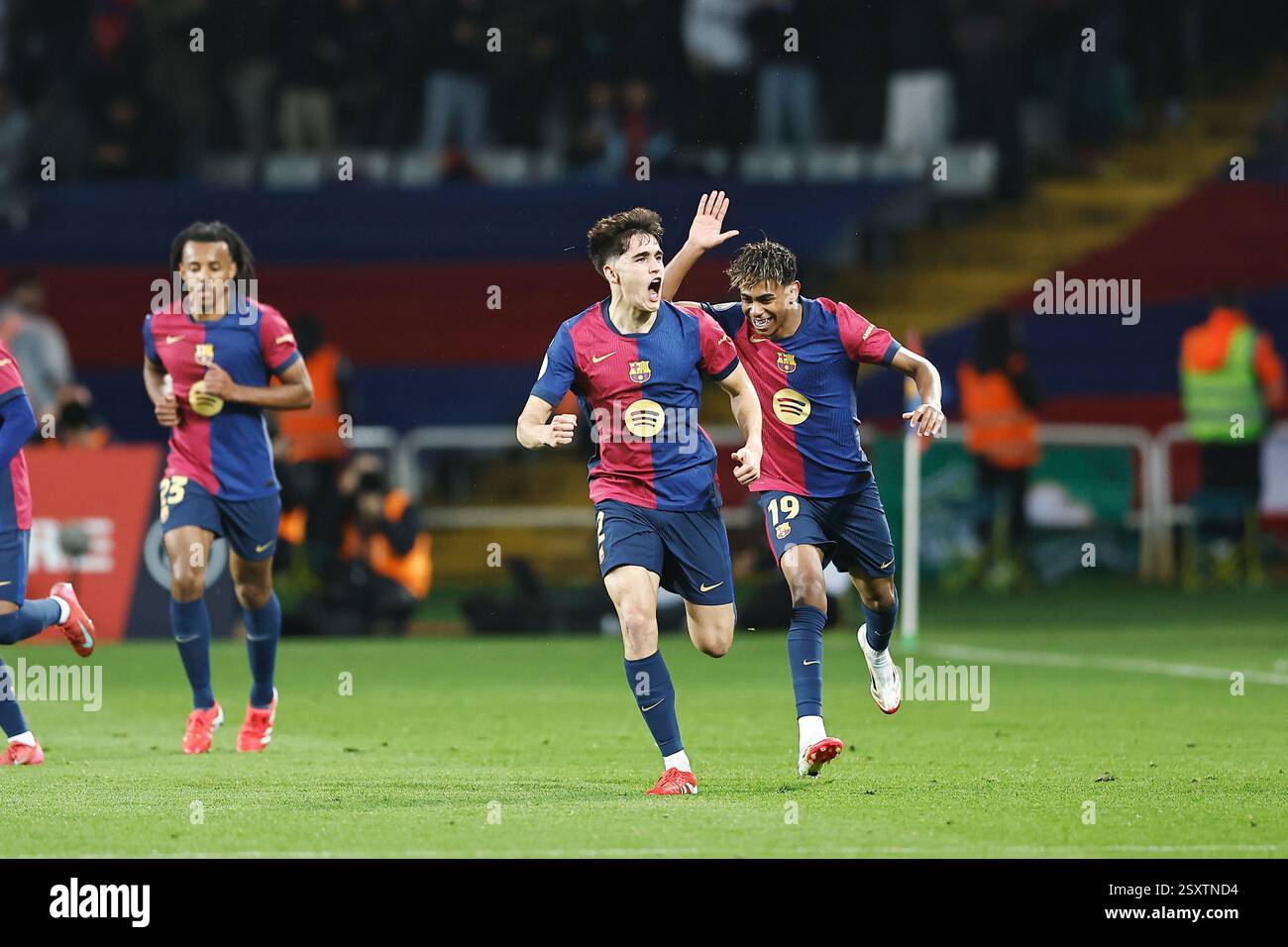 Barcelona, Spain. 25th Feb, 2025. Pau Cubarsi (Barcelona) Football ...