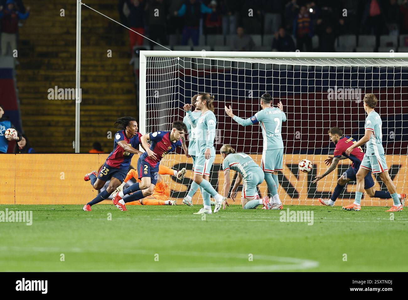 Barcelona, Spain. 25th Feb, 2025. Pau Cubarsi (Barcelona) Football ...