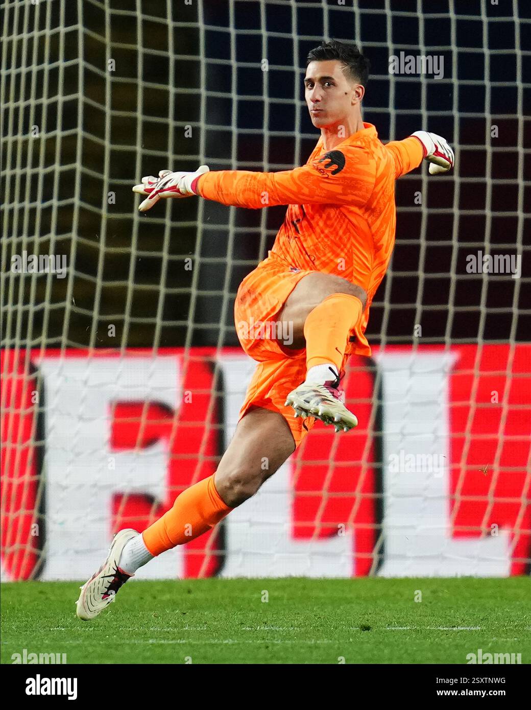 Barcelona, Spain. 26th Feb, 2025. Juan Musso of Atletico de Madrid ...