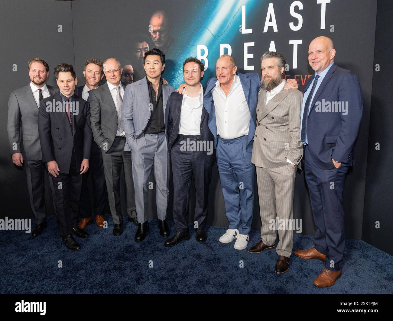 New York, United States. 25th Feb, 2025. Crew and Simu Liu, Finn Cole ...