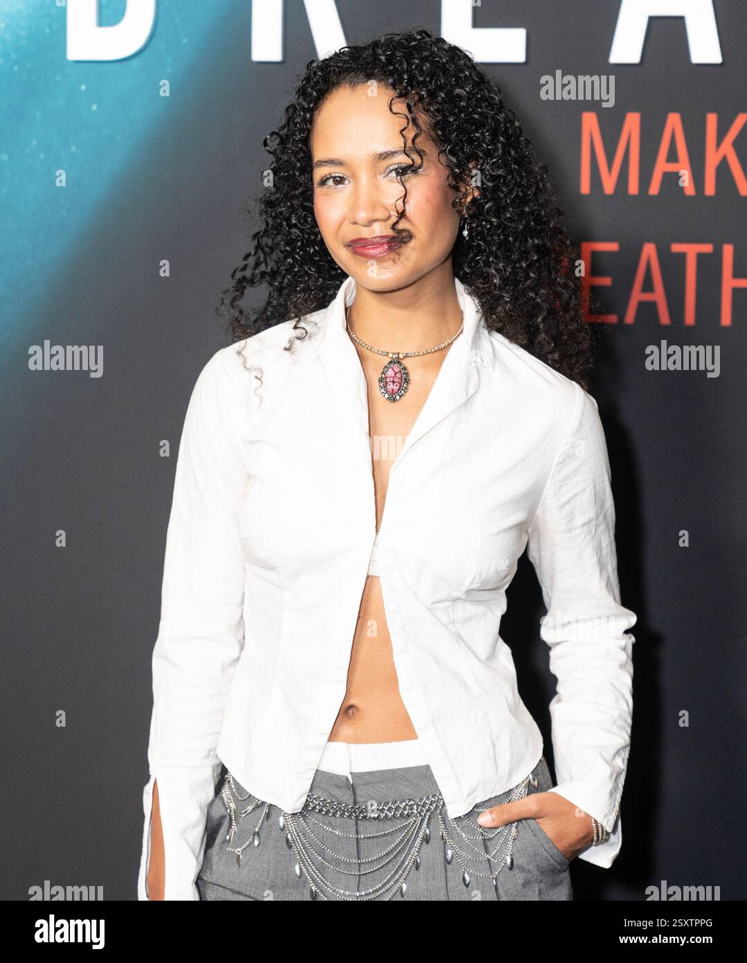 New York, United States. 25th Feb, 2025. Morgana Van Peebles attends ...
