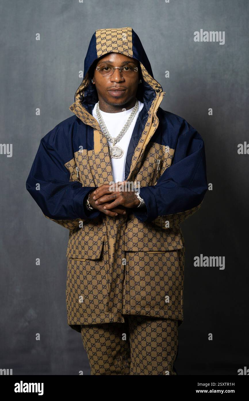Jacquees poses for a portrait on Feb. 13, 2025, in New York. (AP Photo ...