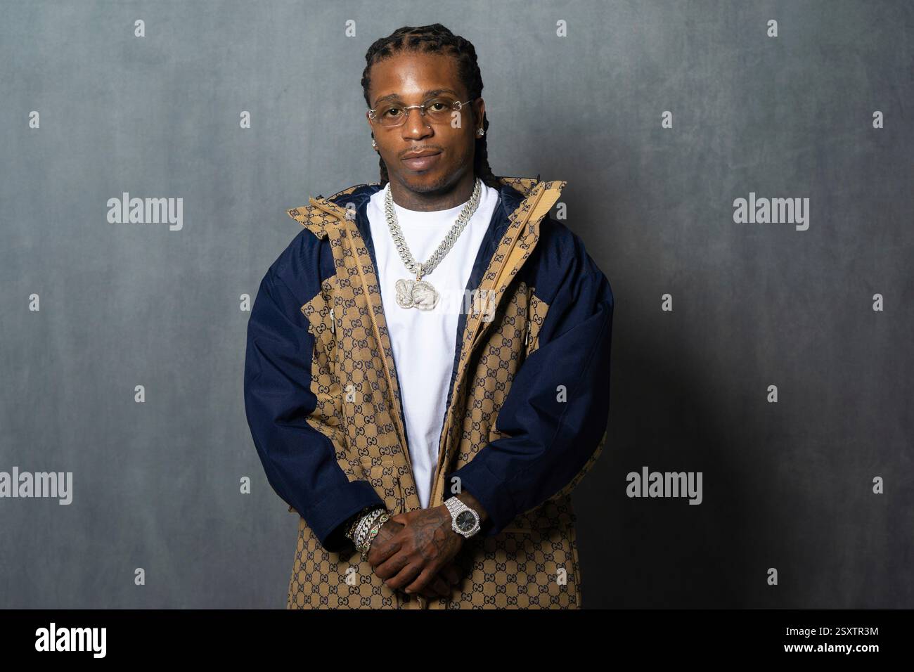 Jacquees poses for a portrait on Feb. 13, 2025, in New York. (AP Photo ...