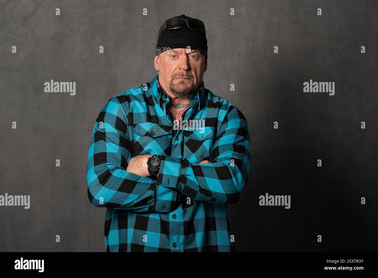 The Undertaker poses for a portrait on Feb. 14, 2025, in New York. (AP ...