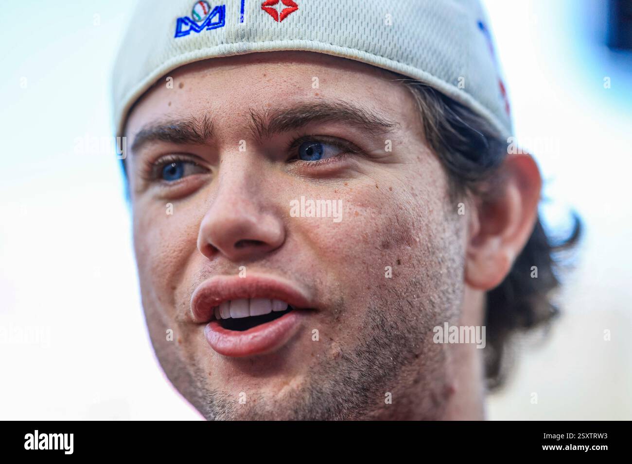 MEXICALI, MEXICO - FEBRUARY 7: Mateo Gil of the Charros de Jalisco of ...