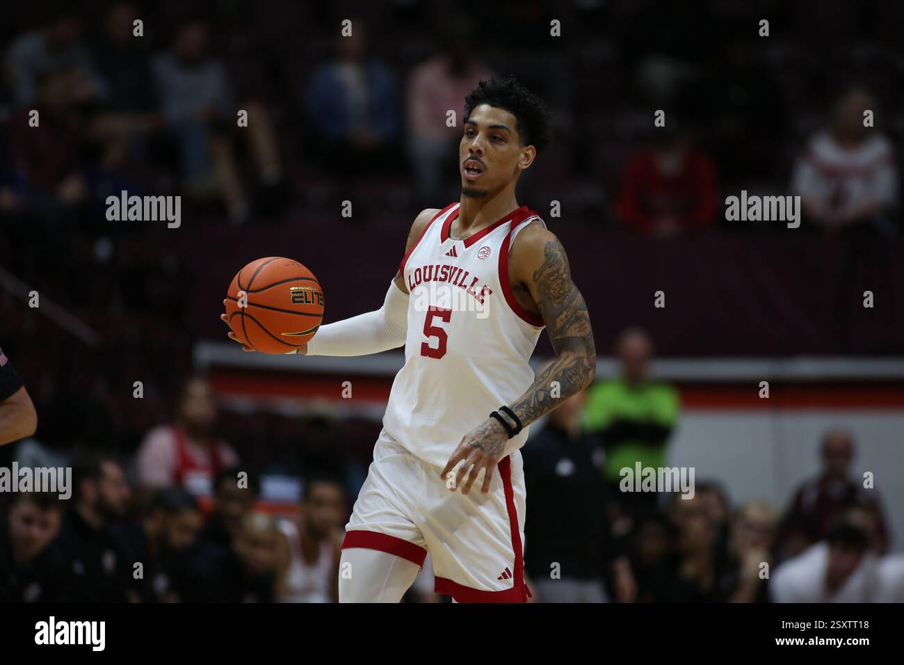 February 25, 2025: Louisville Cardinals guard Terrence Edwards Jr. (5 ...