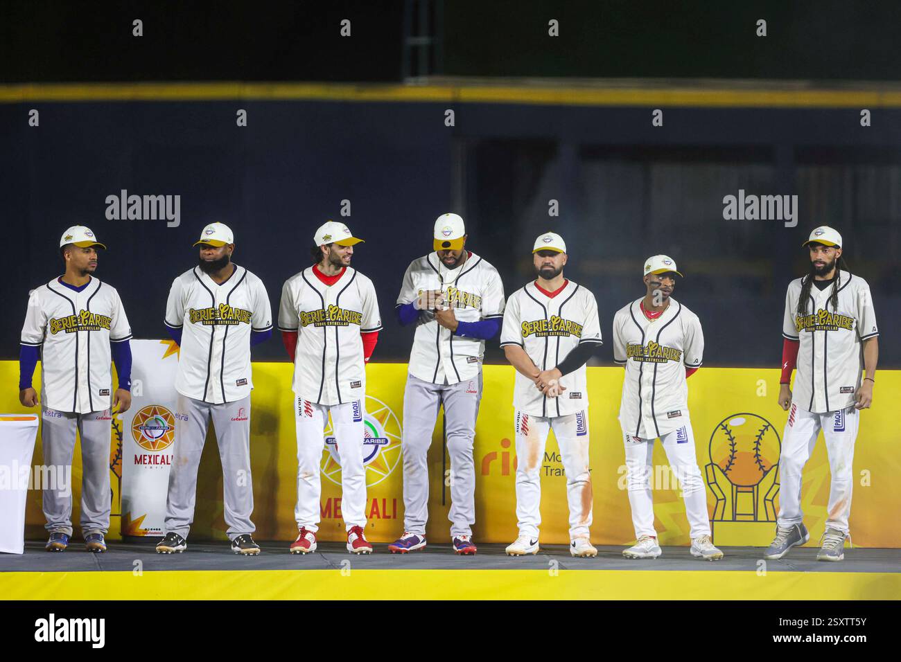 MEXICALI, MEXICO - FEBRUARY 72025 All-Star Team,, during the game ...