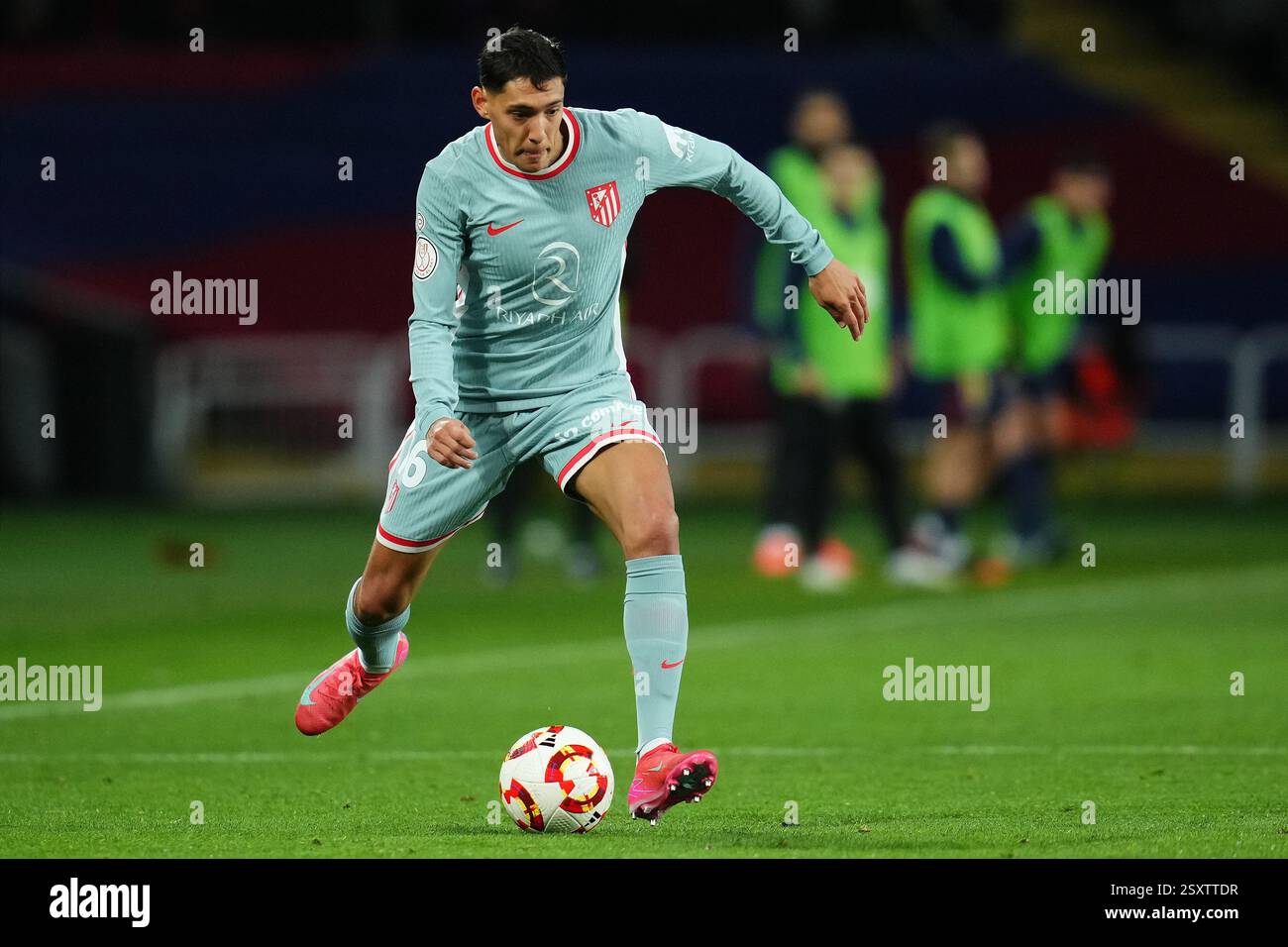 Nahuel Molina of Atletico de Madrid during the Copa del Rey match, Semi-finals, leg 1, between ...