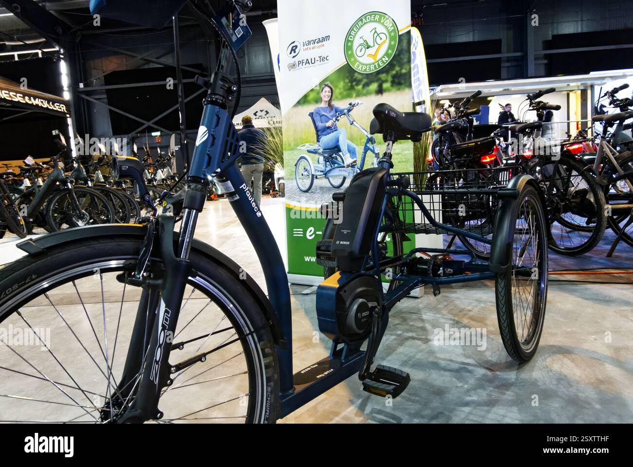 Pfautec electrically powered modern trike for comfortable and safe ...
