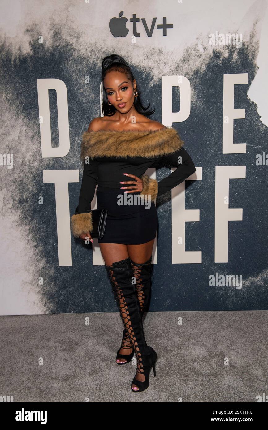 NEW YORK, NEW YORK - FEBRUARY 25: Maryam Basir attends the Apple TV+'s ...